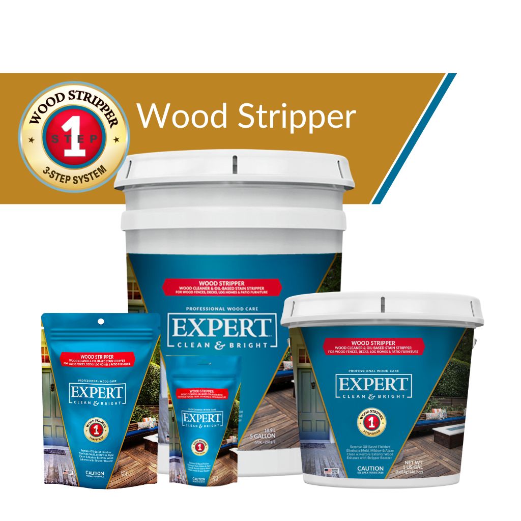 EXPERT Clean & Bright | Wood Stripper: Deck Stain Remover
