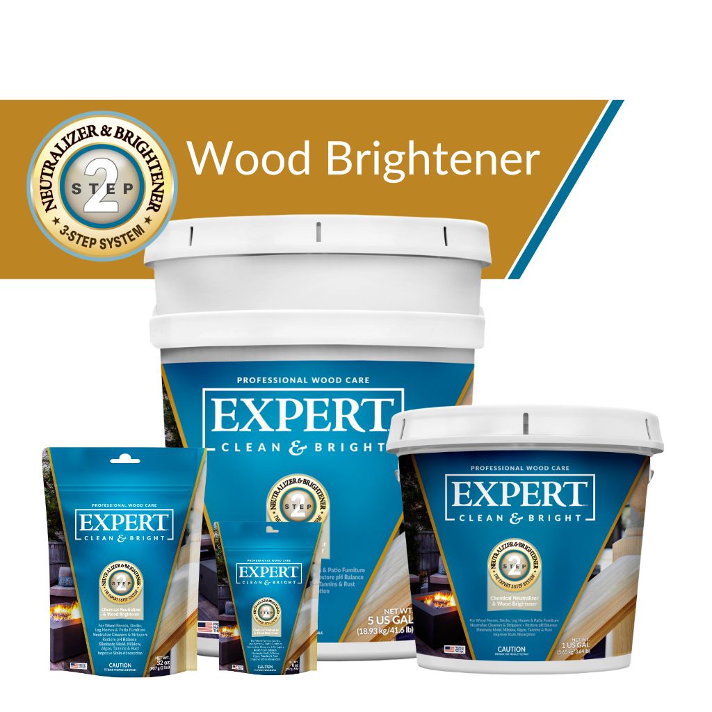 Professional Wood Brightener | 100% Oxalic Acid Step 2 | EXPERT Clean ...